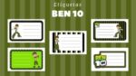 Kit De Etiquetas Escolares Ben 10 | Blog Arquivos De Corte