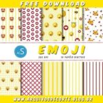 Papel Digital Emoji - 10 Papéis Digitais [BAIXE GRÁTIS]