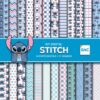 Kit Digital Lilo E Stitch | 30 Papéis Digitais