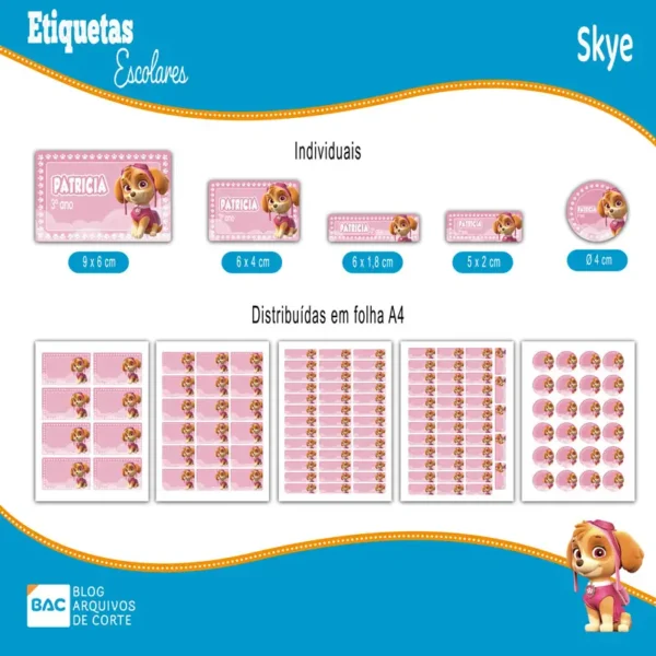 Kit De Etiquetas Escolares – Etiquetas Para Imprimir | 80% Off